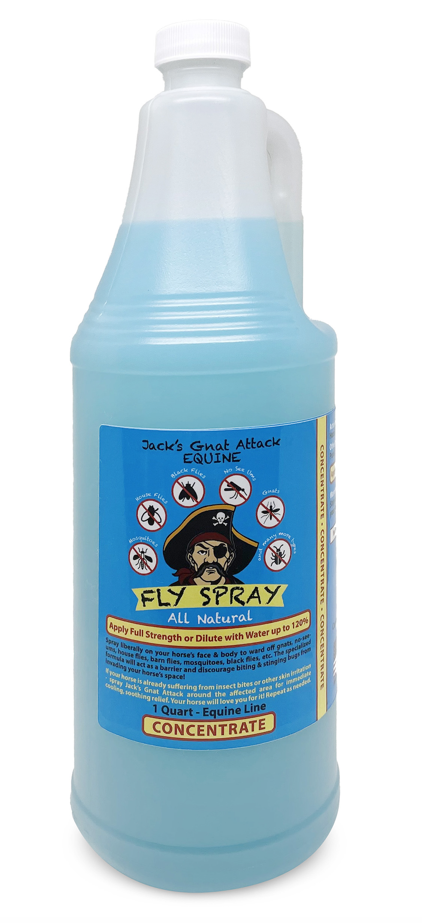 Jack’s Gnat Attack Fly Spray Concentrate Quart - TT Distributors